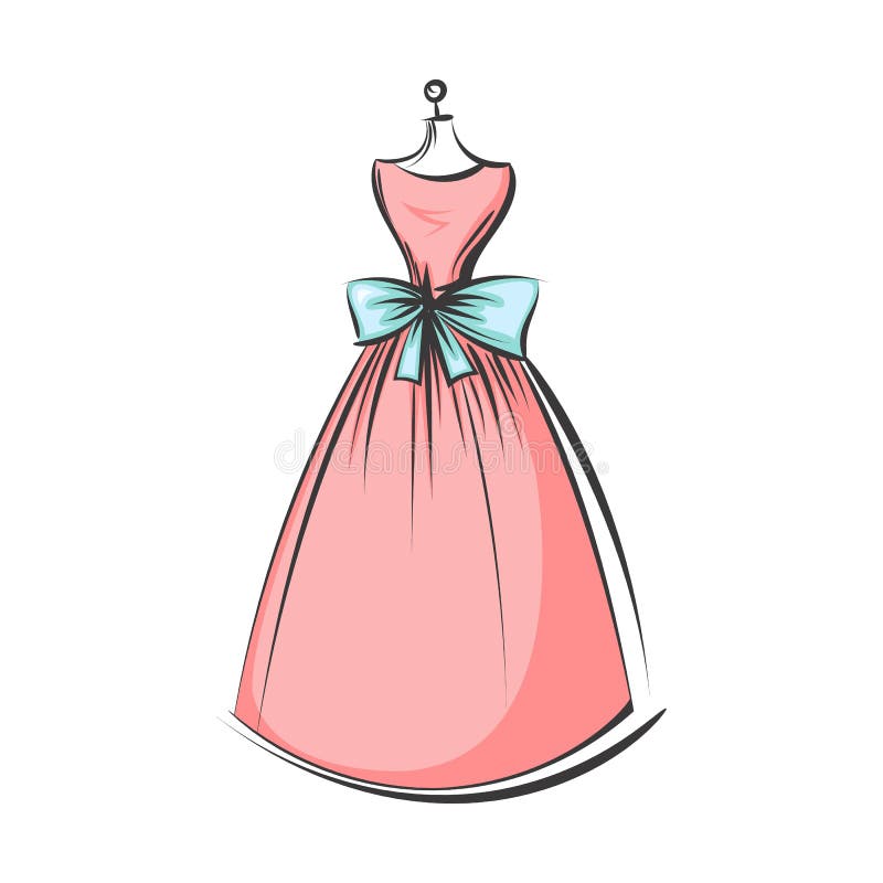 Illustrazione Fittizia Del Disegno Della Mano Del Vestito Illustrazione ... Illustrazione Fittizia Del Disegno Della Mano Del Vestito Illustrazione ...