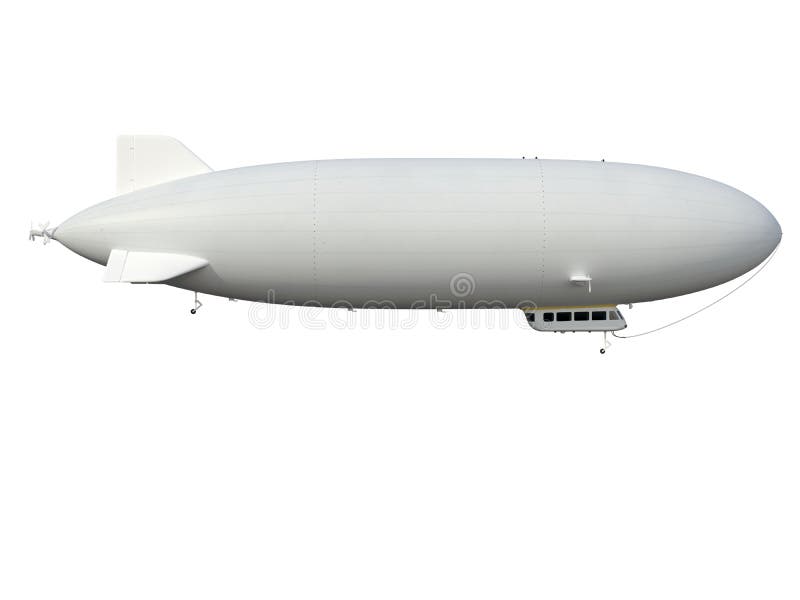 Illustrez d'un dirigeable photo stock. Image du aviation - 45041412