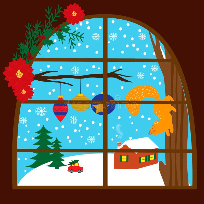 Winter Window Stock Illustrations – 18,230 Winter Window Stock ...