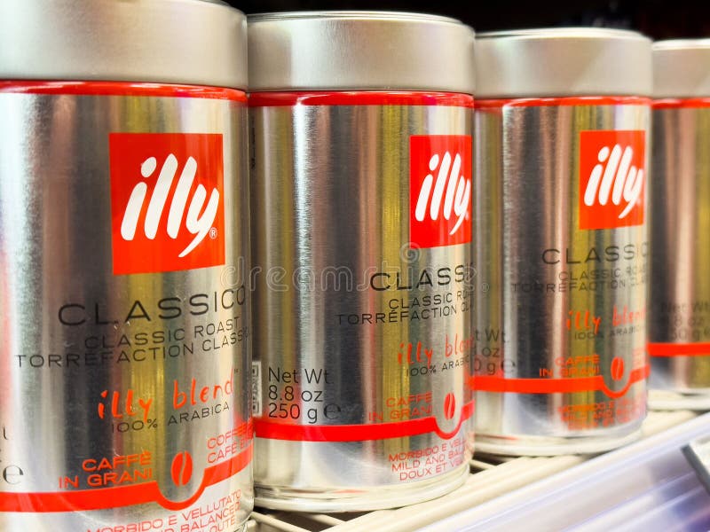 Illy Classic Coffee Cans on Store Shelf Editorial Stock Photo - Image ...