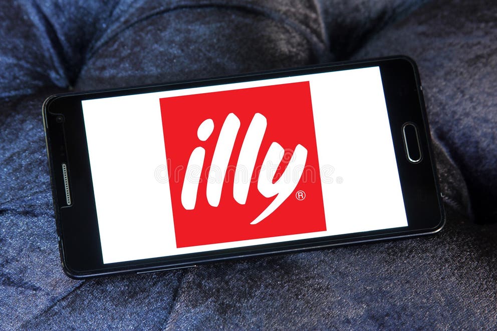 Illy coffee brand logo editorial photography. Image of logo - 98603522