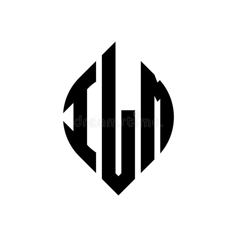 ILM Circle Letter Logo Design with Circle and Ellipse Shape. ILM ...