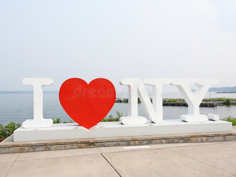 I LOVE NY Tourism Slogan is Used in the FingerLakes NYS Editorial Image ...