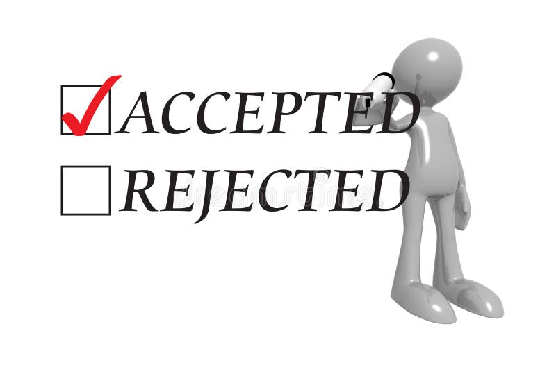 Rejected stock illustration. Illustration of white, reject - 29811128