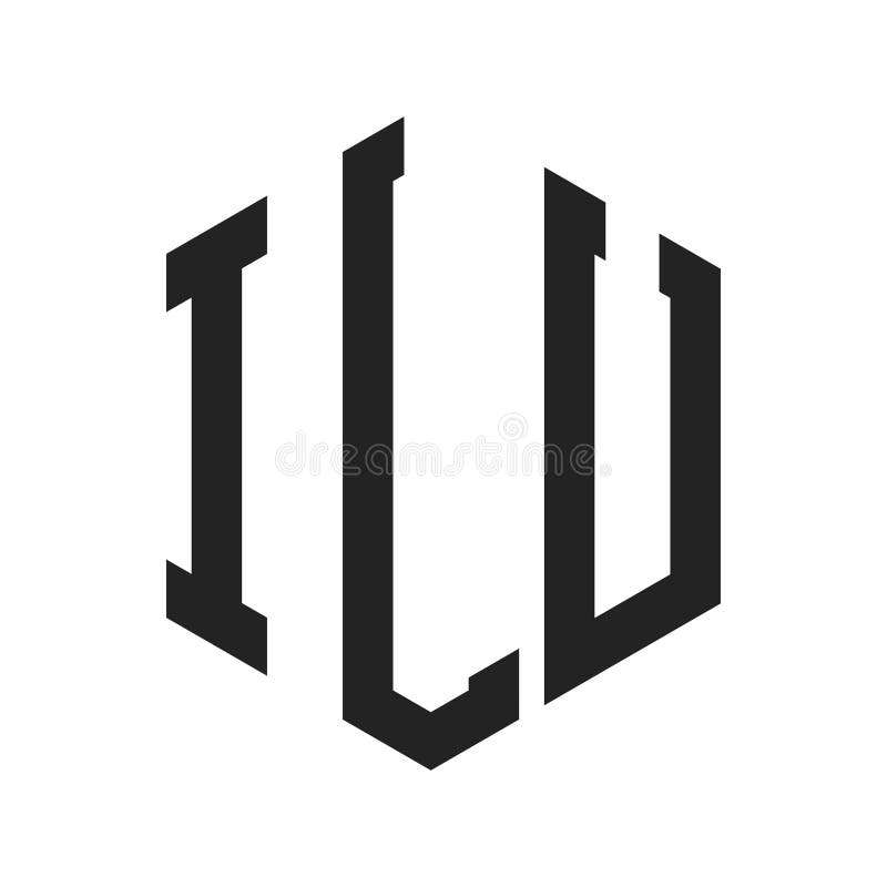 ILU Logo Design. Initial Letter ILU Monogram Logo Using Hexagon Shape ...