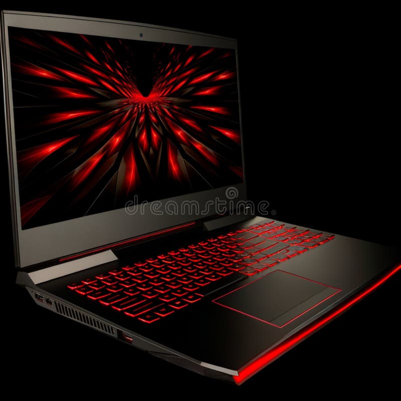 Iluminate Your Workspace: the Sleek and Stylish Red Light Laptop ...