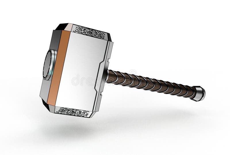 Martelo Thor. Arma Deus. Mitologia Nordestina. Símbolo De Potência ...