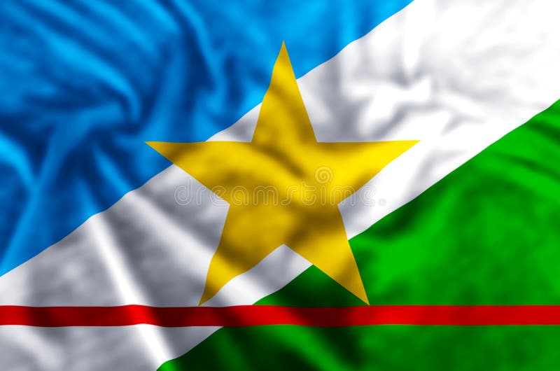 Ilustração Da Bandeira De Roraima Ilustração Stock - Ilustração de ...