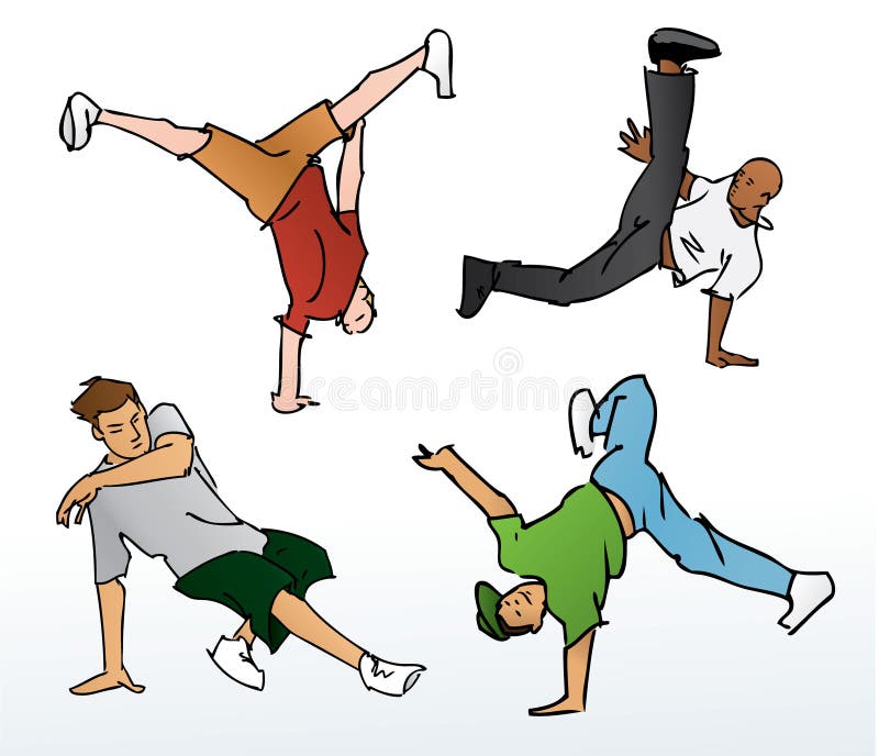 Ilustração de Breakdancing ilustração do vetor. Ilustração de ...