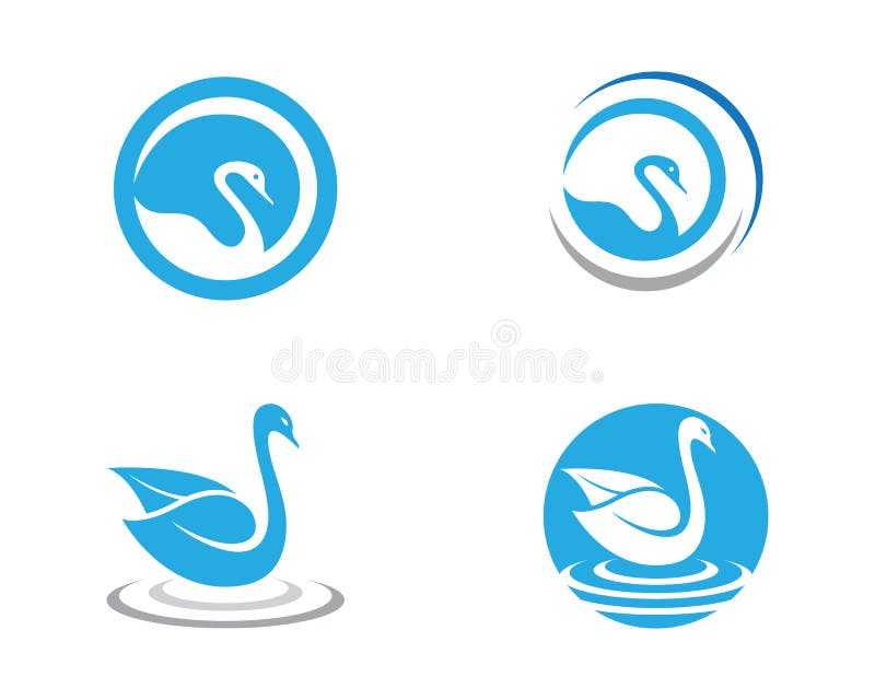 Ilustração De Logo Template Do Ganso Ilustração do Vetor - Ilustração ...