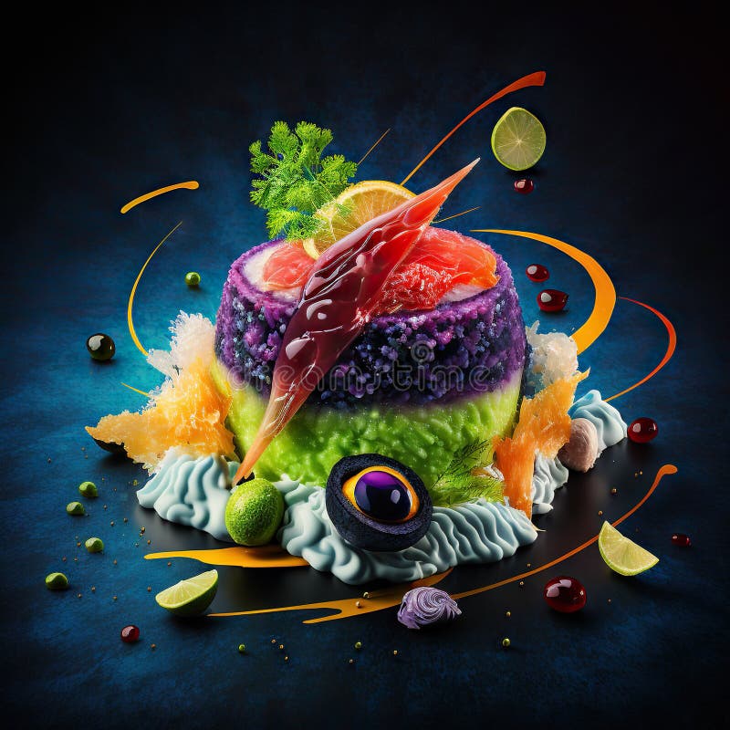 Ilustração Do Alimento Alienígena Ilustração Stock - Ilustração de ...