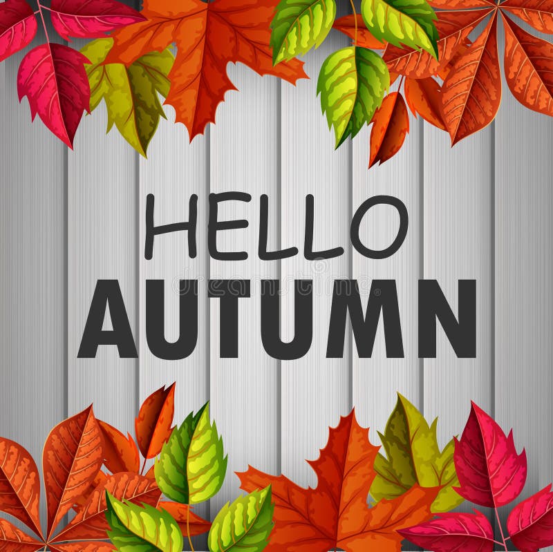 Ilustração Do Fundo Do Outono Ilustração do Vetor - Ilustração de vetor ...