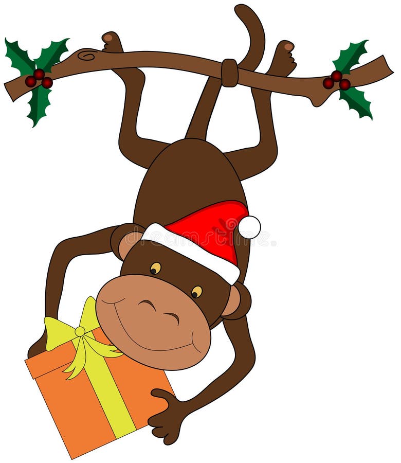 Ilustração do macaco ilustração do vetor. Ilustração de decorativo ...