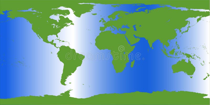 Ilustração Do Mapa Da Terra Ilustração do Vetor - Ilustração de ...