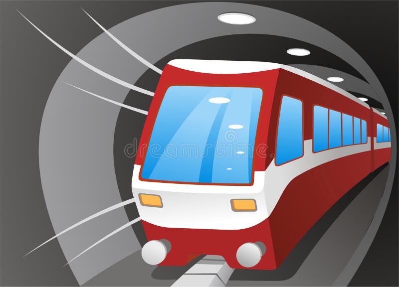 Ilustração do metro ilustração stock. Ilustração de trem - 86682326