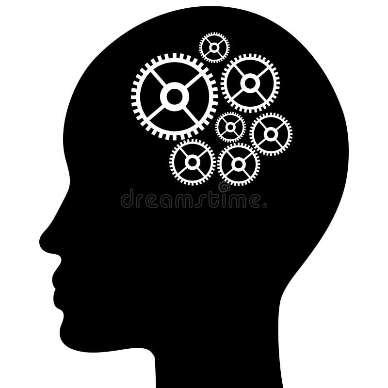 Ilustração Do Vetor Da Mente Humana Ilustração do Vetor - Ilustração de ...