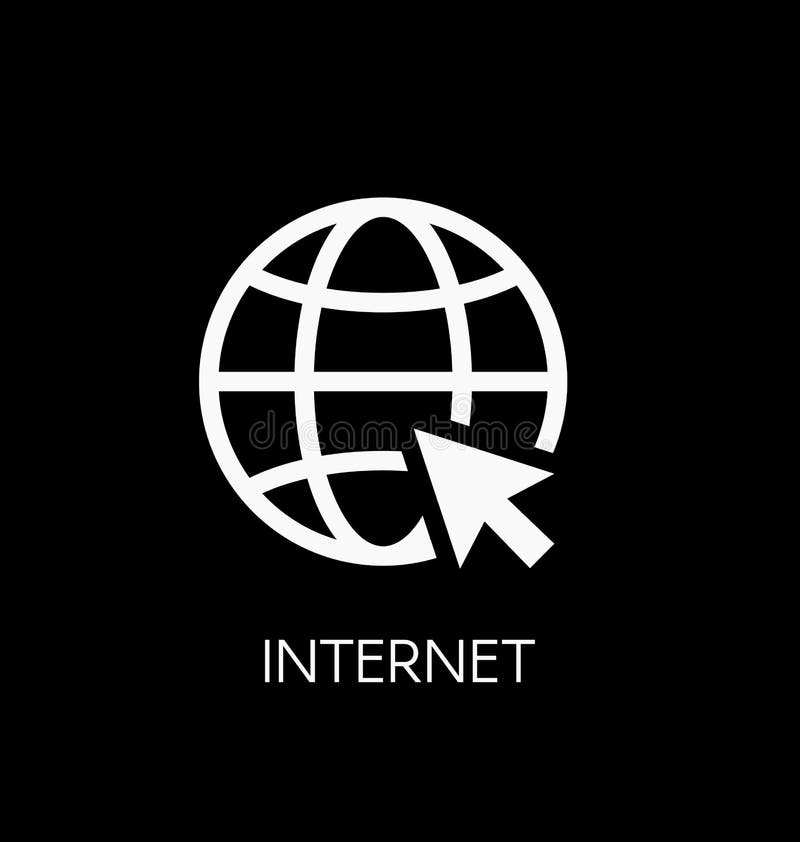 Ilustração Do Vetor Do ícone Do Web Site Símbolo Do Internet Do Web ...