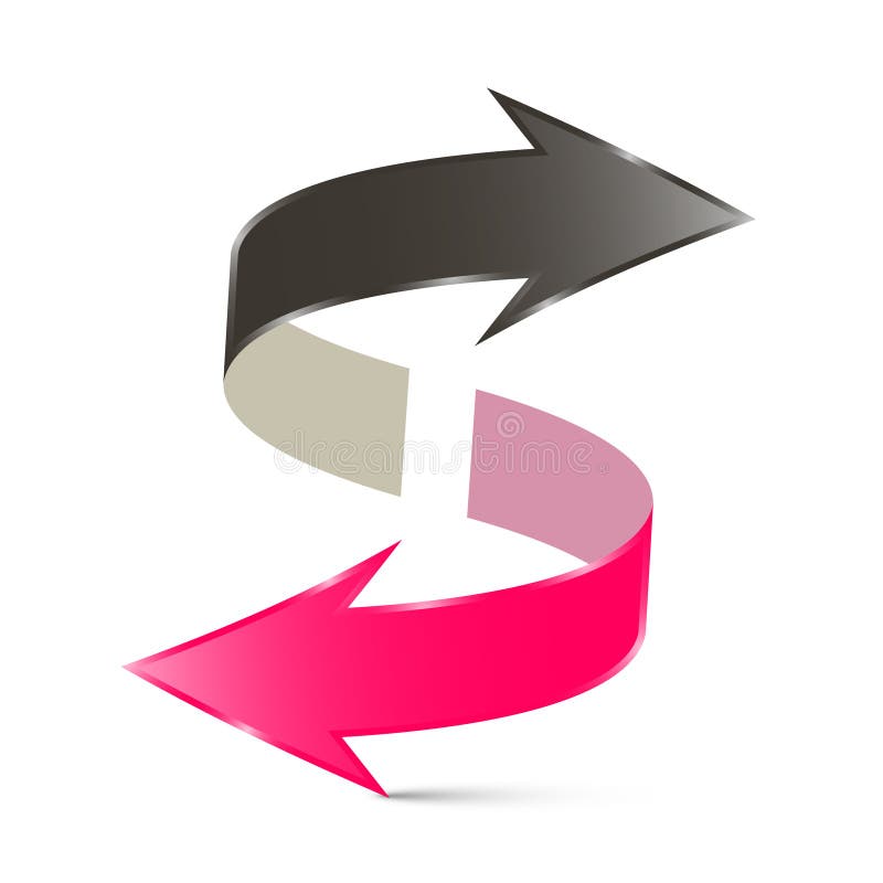 Ícone De Seta Dupla Imagem De Arte De Linha Fina Seta Lateral Para ...