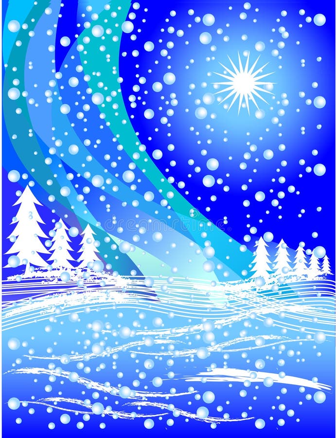 Ilustração do inverno ilustração do vetor. Ilustração de sazonal - 7317459