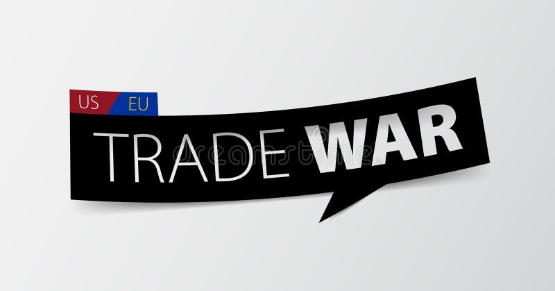 Trade War Banner Template Design or Header for Economy Headlines for ...