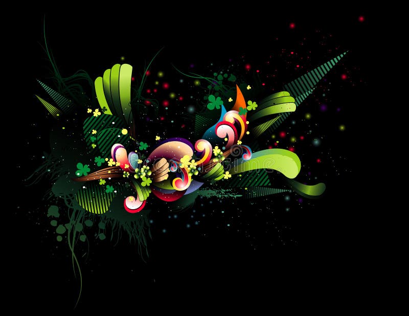 Ilustración Abstracta Del Vector Del Color Ilustración del Vector ...