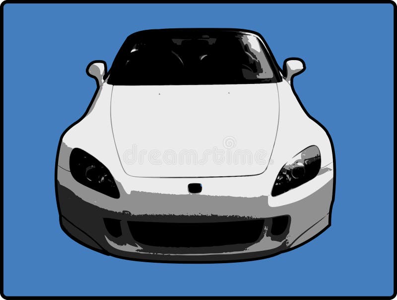 Ilustración de Acura RSX ilustración del vector. Ilustración de ...