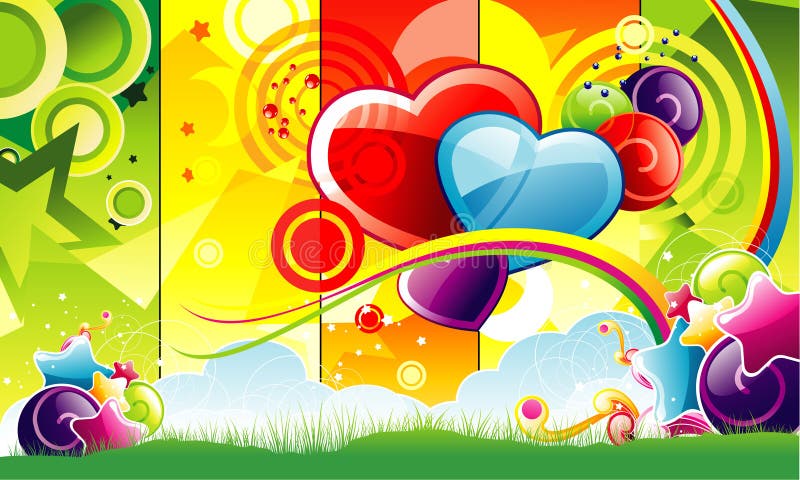 Ilustración De Color Abstracta Ilustración del Vector - Ilustración de ...