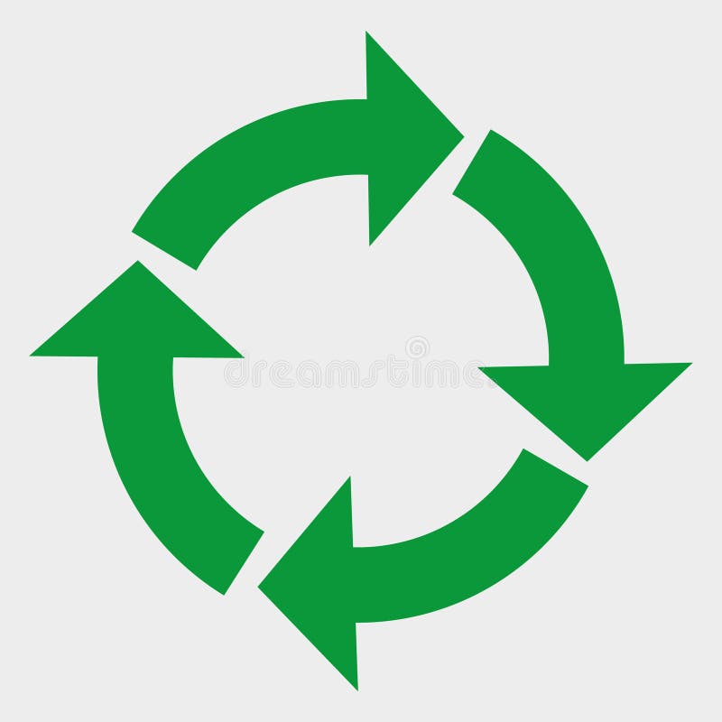 Flecha circular ilustración del vector. Ilustración de circular - 38213594