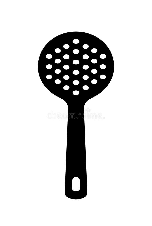 Ilustración De Icono Del Vector De La Cuchara Asignada Ilustración del ...