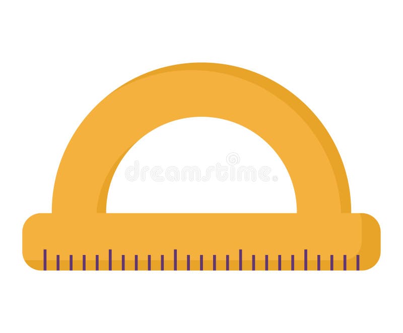 Ilustración De Regla Amarilla Ilustración del Vector - Ilustración de ...