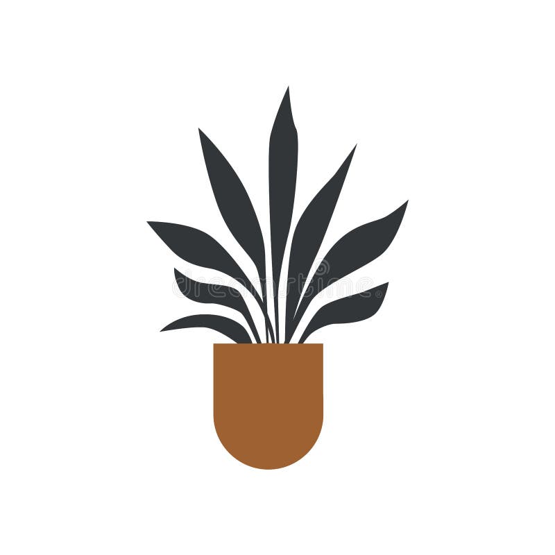 Ilustración De Vector De Planta Ornamental Ilustración del Vector ...