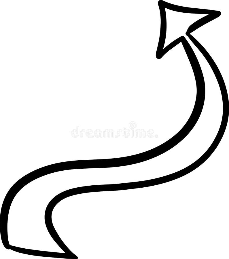 Ilustración De Vector Simple De Flecha Ilustración del Vector ...