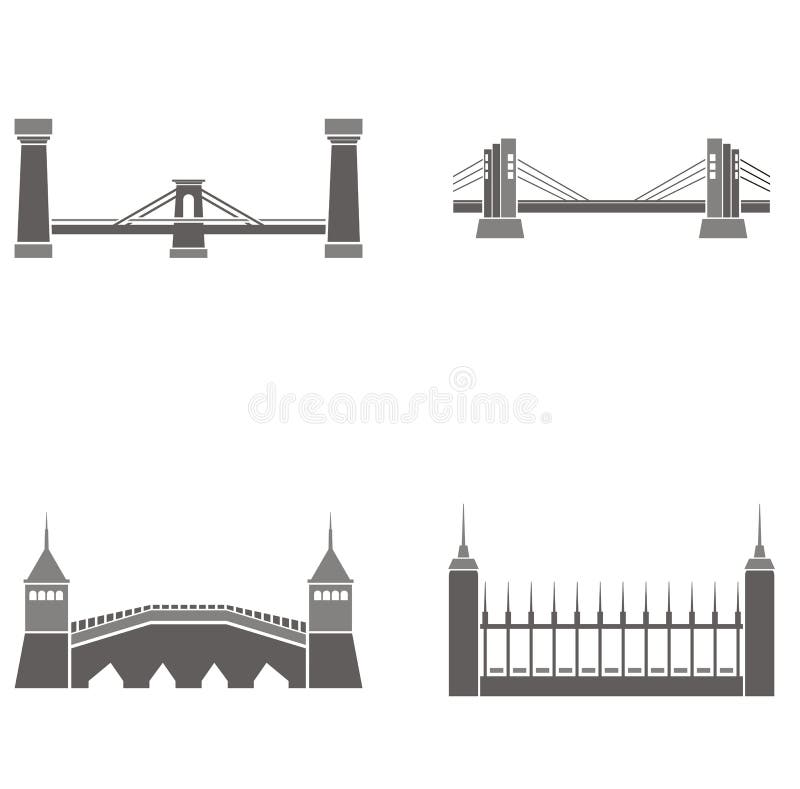 Ilustraciones Del Vector Del Puente Stock de ilustración - Ilustración ...