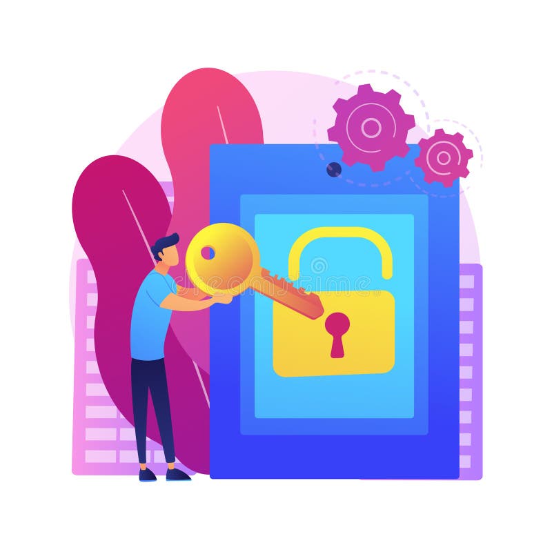 Ilustración Vectorial Del Concepto Del Sistema De Control De Acceso ... Ilustración Vectorial Del Concepto Del Sistema De Control De Acceso ...