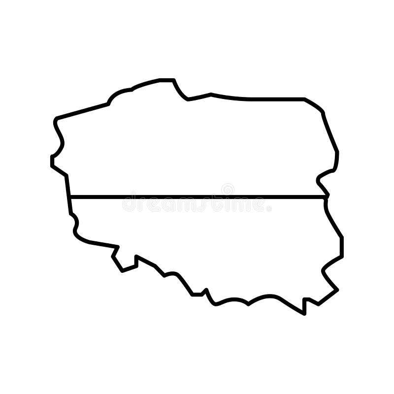 Ilustracja Wektora Ikony Linii Flagi Polska Mapa Kraju Ilustracja ... Ilustracja Wektora Ikony Linii Flagi Polska Mapa Kraju Ilustracja ...