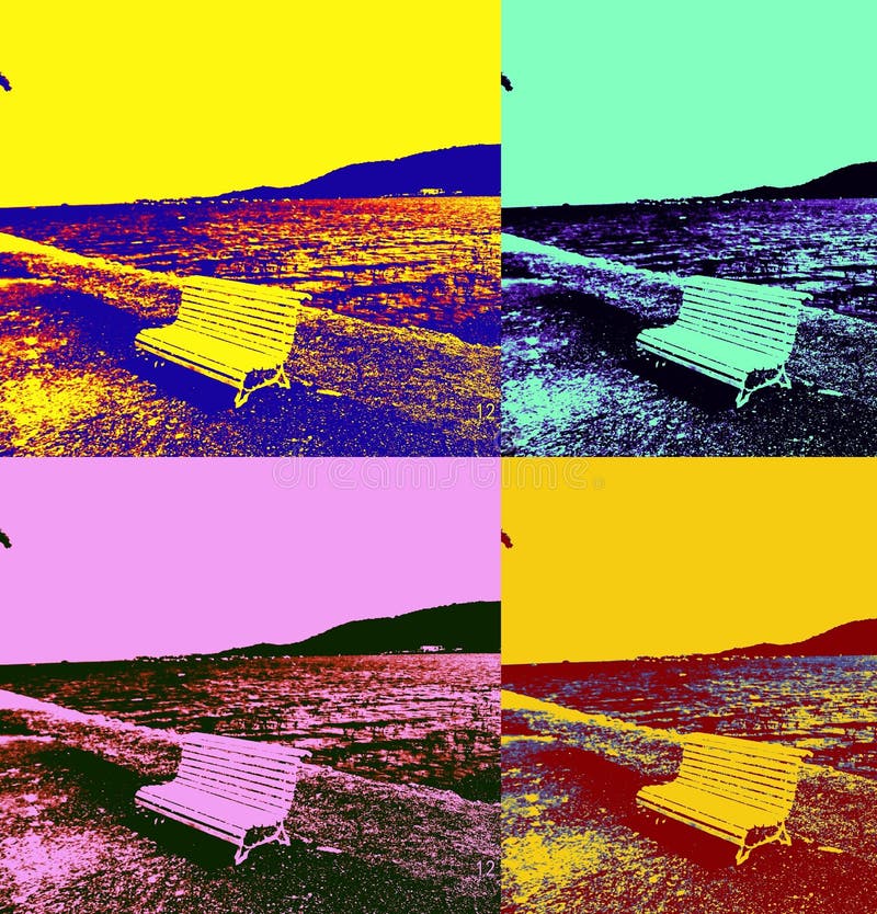 ILUSTRATION COLORS POP ART stock illustration. Illustration of text ...