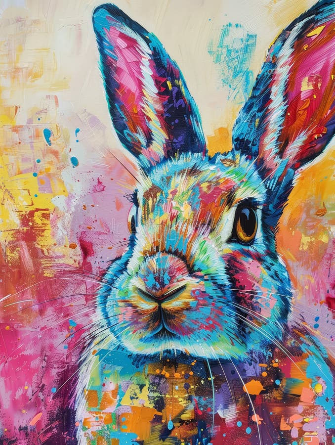 Ilustration of Cute Easter Bunny Stock Illustration - Illustration of ...