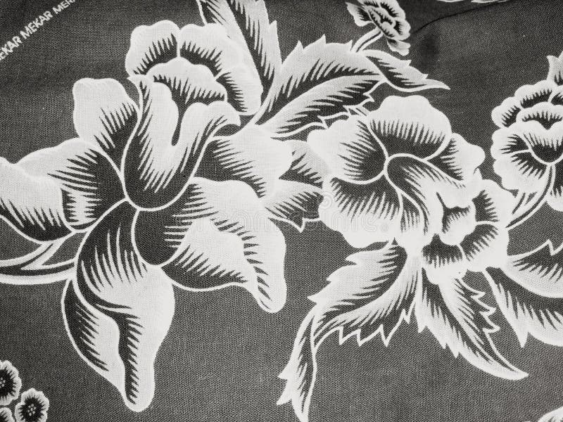 Ilustration De Fleurs En Noir Et Blanc Image stock - Image du ...