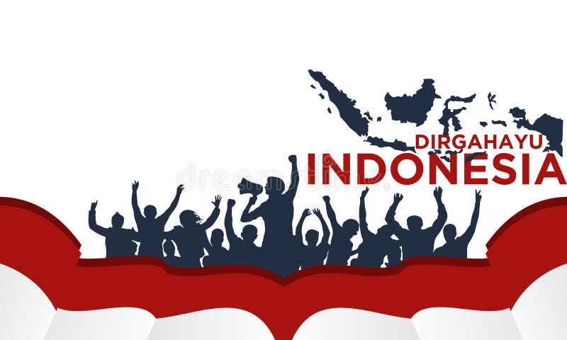 Ilustration Vector Indonesia S Independence: Celebrating Unity in ...