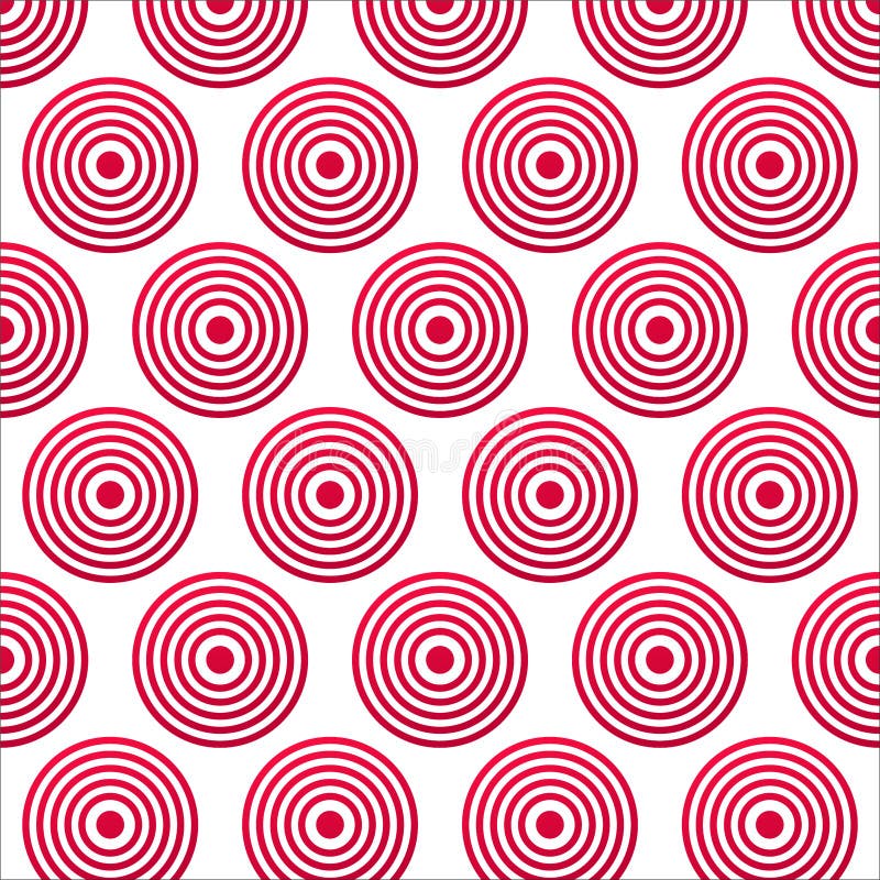 Ilustration or Red Circle stock vector. Illustration of ornament ...