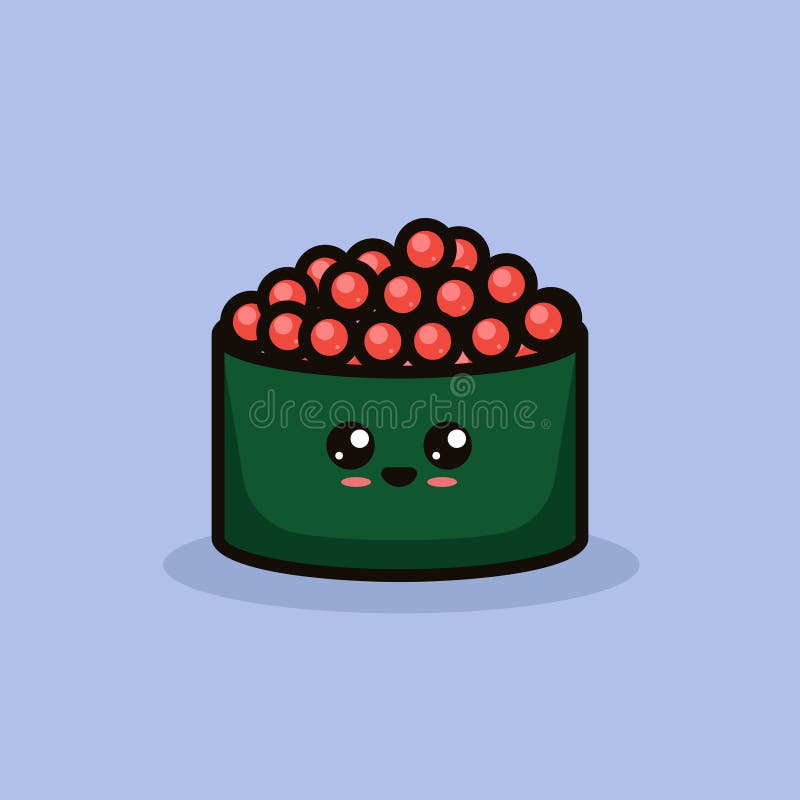 Ilustração Do Design De Mascote Fofo Kawaii Sushi Ilustração do Vetor ... Ilustração Do Design De Mascote Fofo Kawaii Sushi Ilustração do Vetor ...