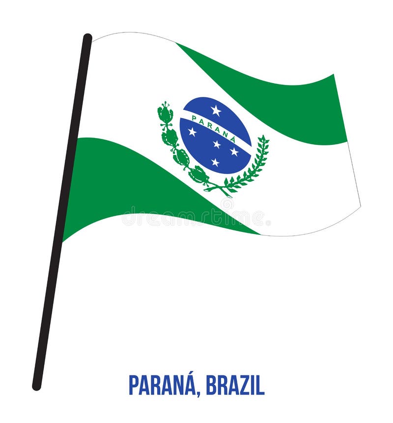 Bandeira De Parana Ilustração Stock Ilustração De América 6645247