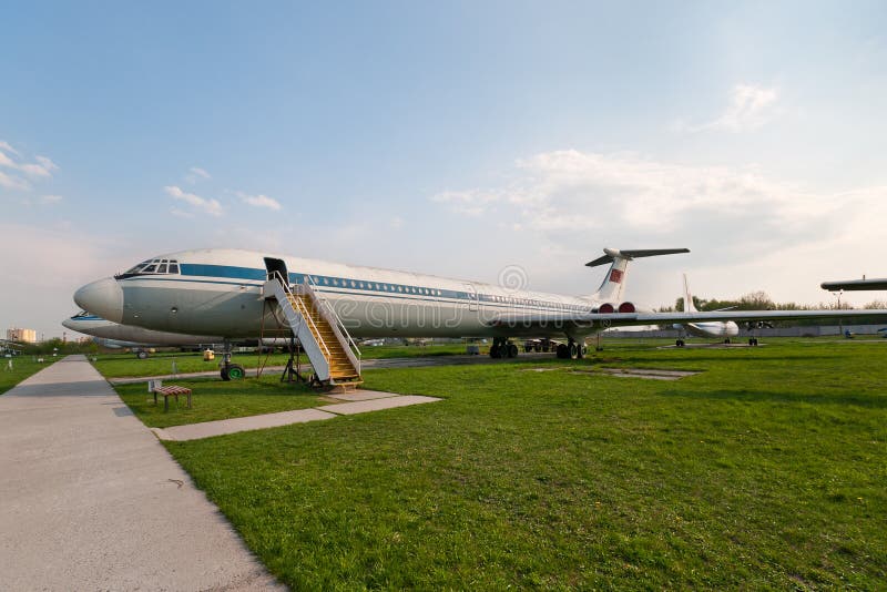 Ilyushin Il-62 plane stock image. Image of colorful, warm - 22652939