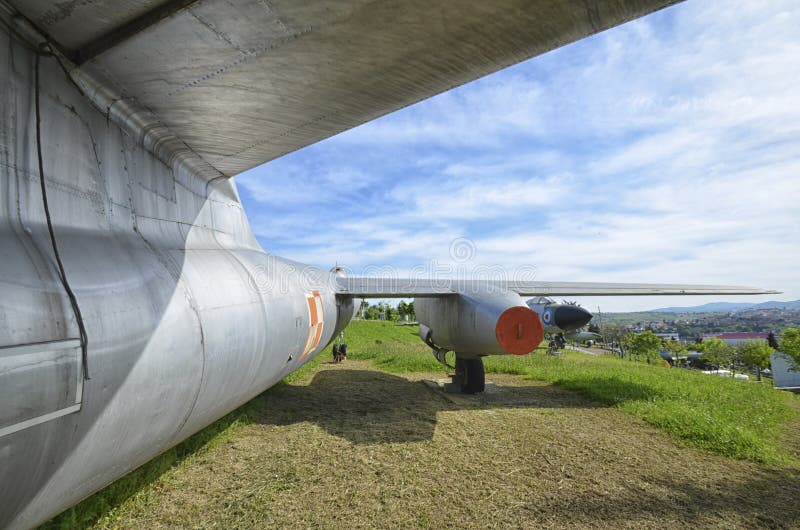 The Ilyushin Il-28 Jet Bomber Stock Image - Image of boneyard, plane ...