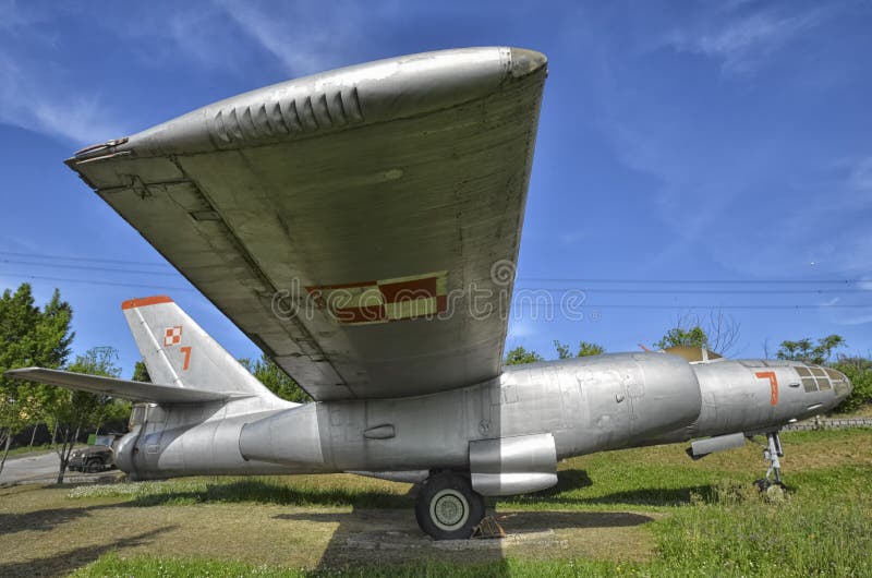 The Ilyushin Il-28 Jet Bomber Stock Image - Image of boneyard, plane ...