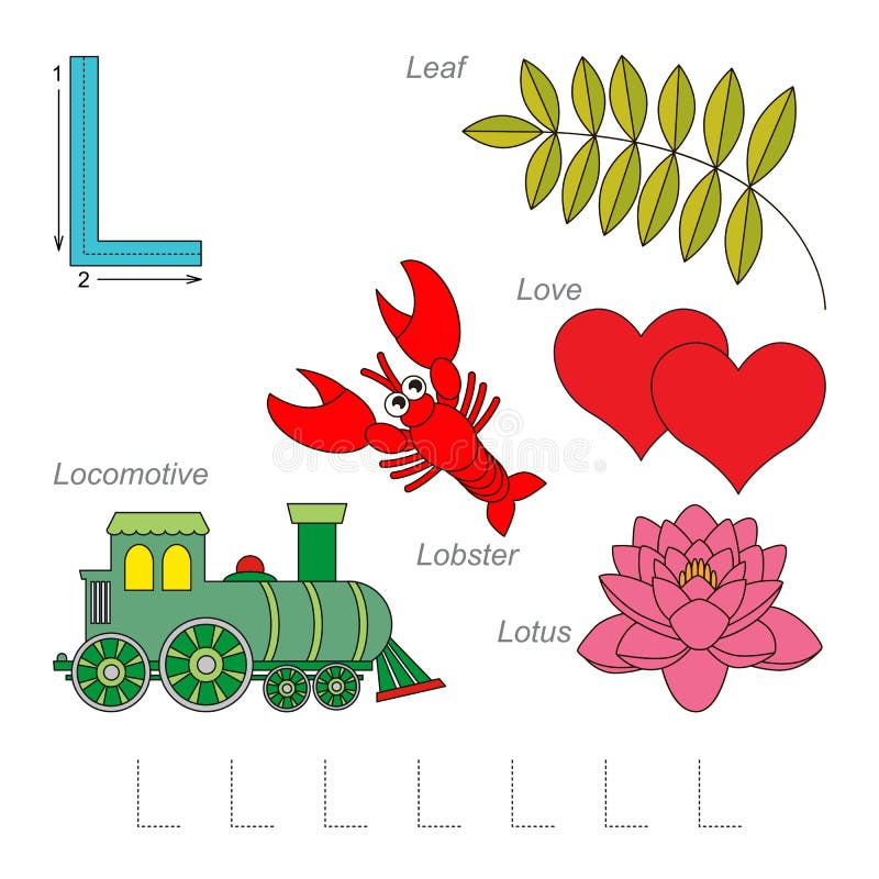 Letra Del Alfabeto Con Las Letras L Del Alfabeto Imágenes De La Letra ...