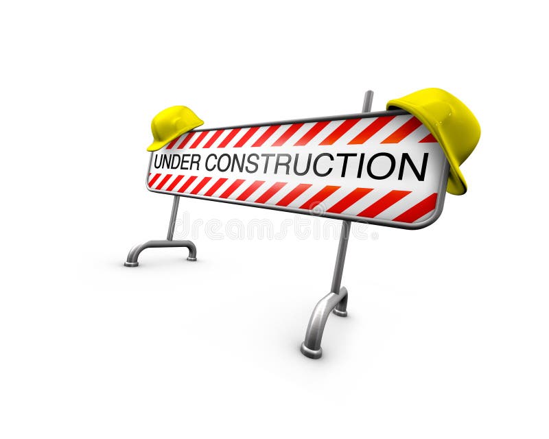 Im Bau vektor abbildung. Illustration von auslegung, metallisch - 15831490