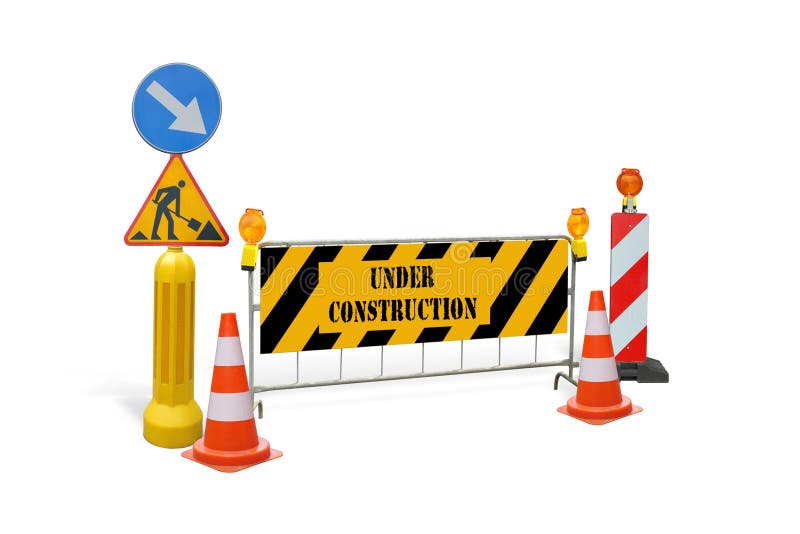 Im Bau stock abbildung. Illustration von industriell, pfeil - 2643991