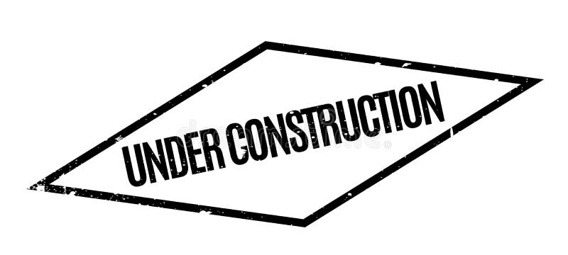 Im Bau Stempel vektor abbildung. Illustration von aktuell - 89986465
