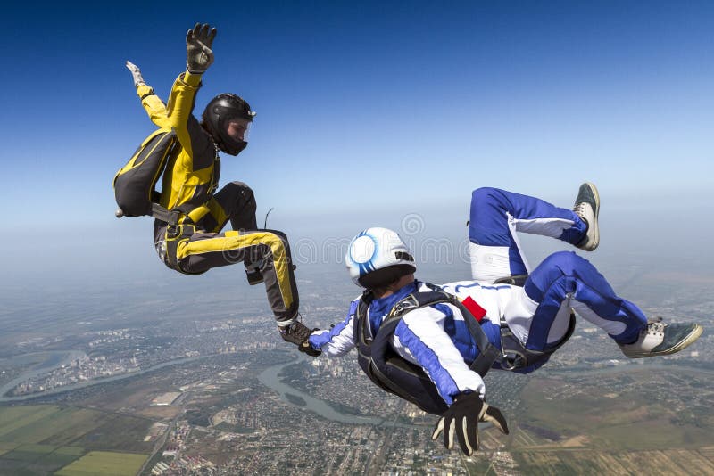 Im Freien Fall Springen Des Fotos. Stockfoto - Bild von luft ...